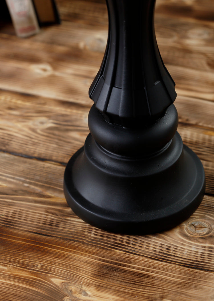 Decorative Chess Queen Sculpture | Large Black & Gold | Decorative ...